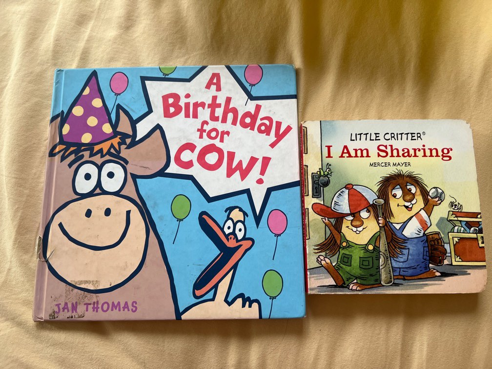 Childrens Books Preschool Kids Books A Birthday for Cow Jan Thomas I am ...