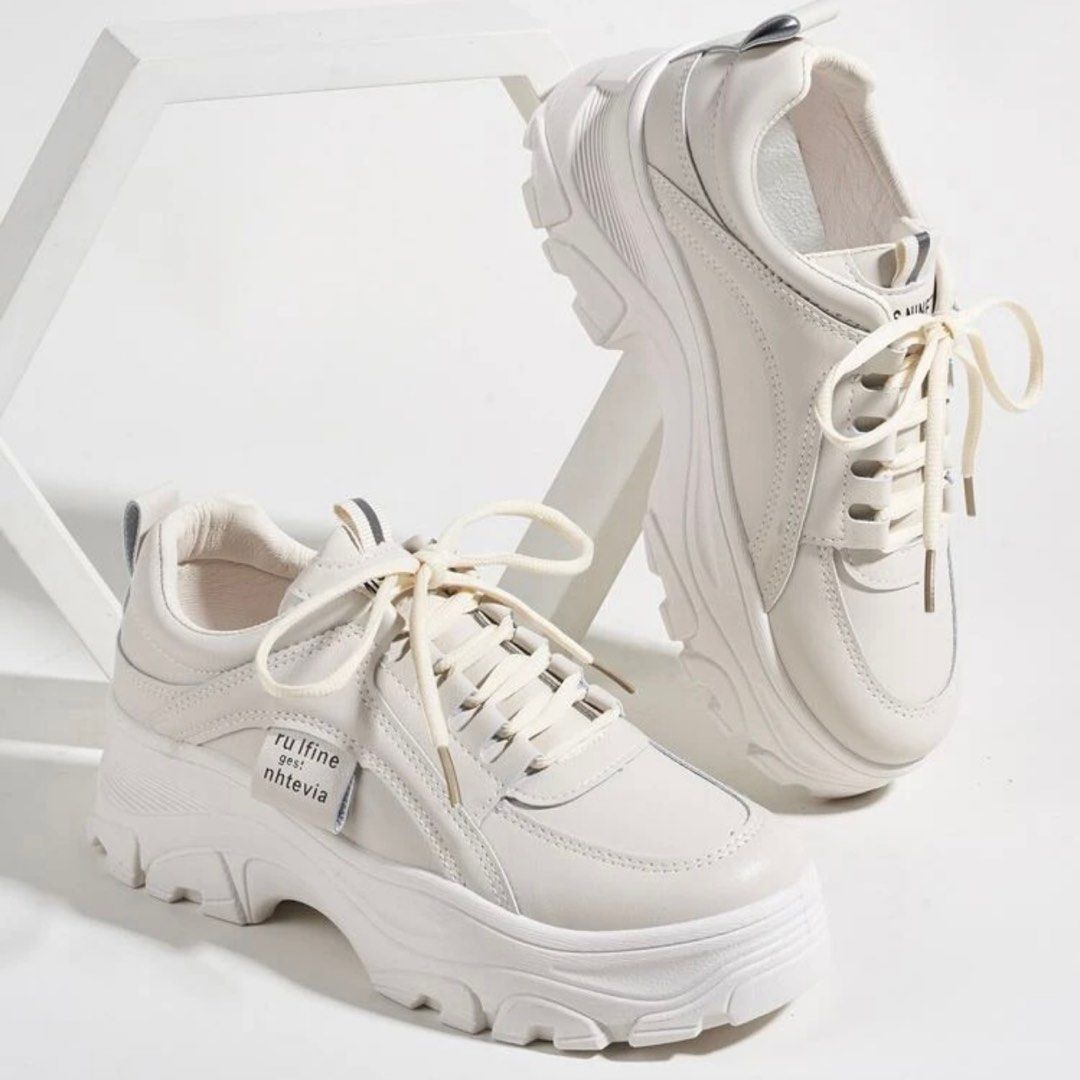chunky platform sneakers, Women's Fashion, Footwear, Sneakers on Carousell