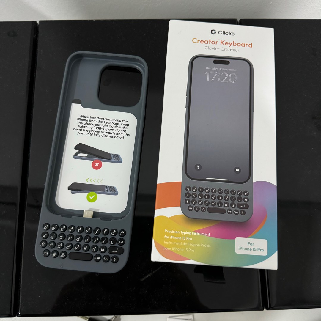 Clicks Keyboard Case For iPhone 15 Pro, Mobile Phones & Gadgets, Mobile ...