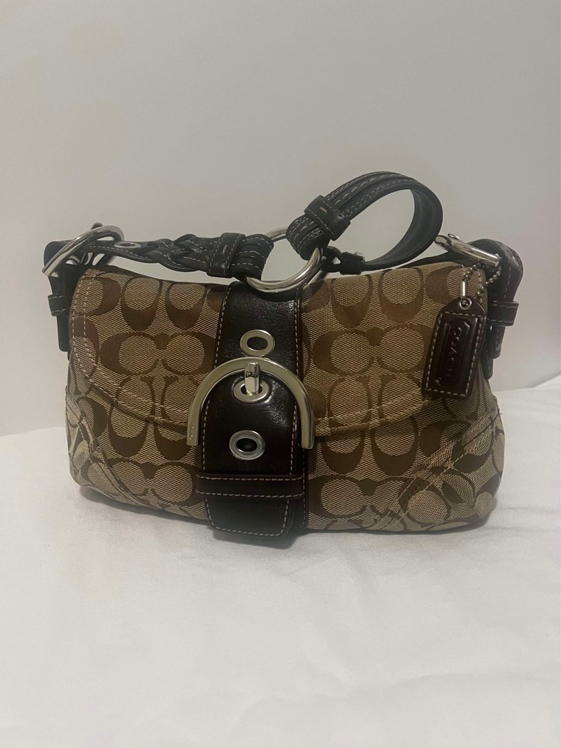COACH SIGNATURE SOHO HOBO SHOULDER BAG, Luxury, Bags & Wallets on Carousell