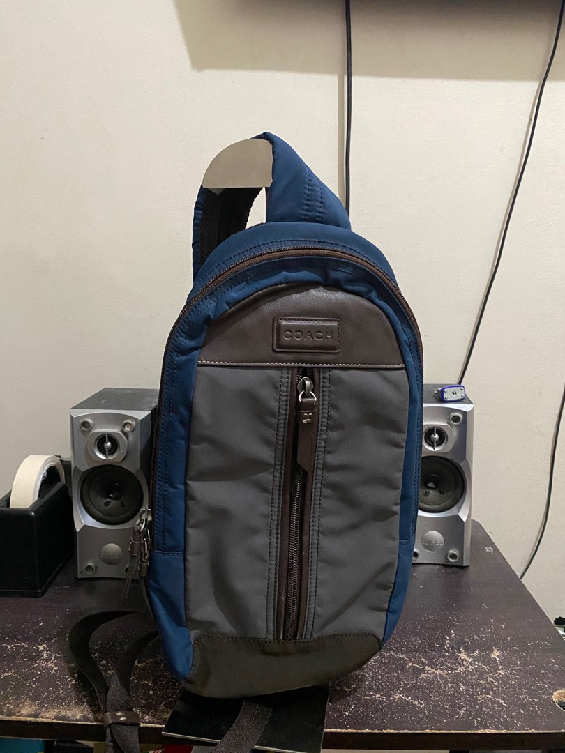 COACH VARICK NYLON BP/SLING AUTHENTIC, Men's Fashion, Bags, Sling Bags ...