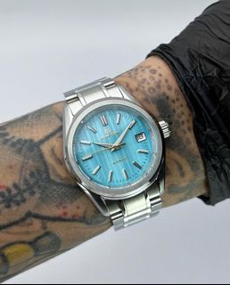 Custom Seiko Mod Blue waffle AP 42mm , Men's Fashion, Watches ...