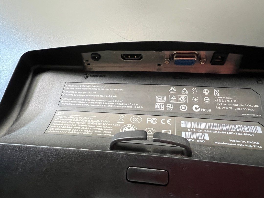 Dell S2340L FHD Led Monitor, Computers & Tech, Parts & Accessories ...