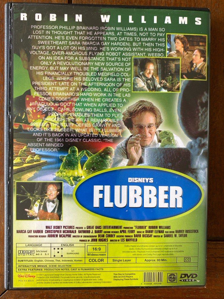 flubber dvd