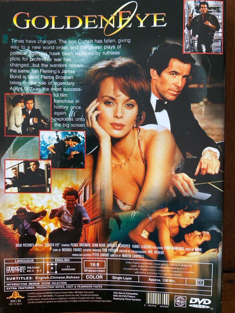 DVD - Goldeneye (1995), Hobbies & Toys, Music & Media, CDs & DVDs on Carousell