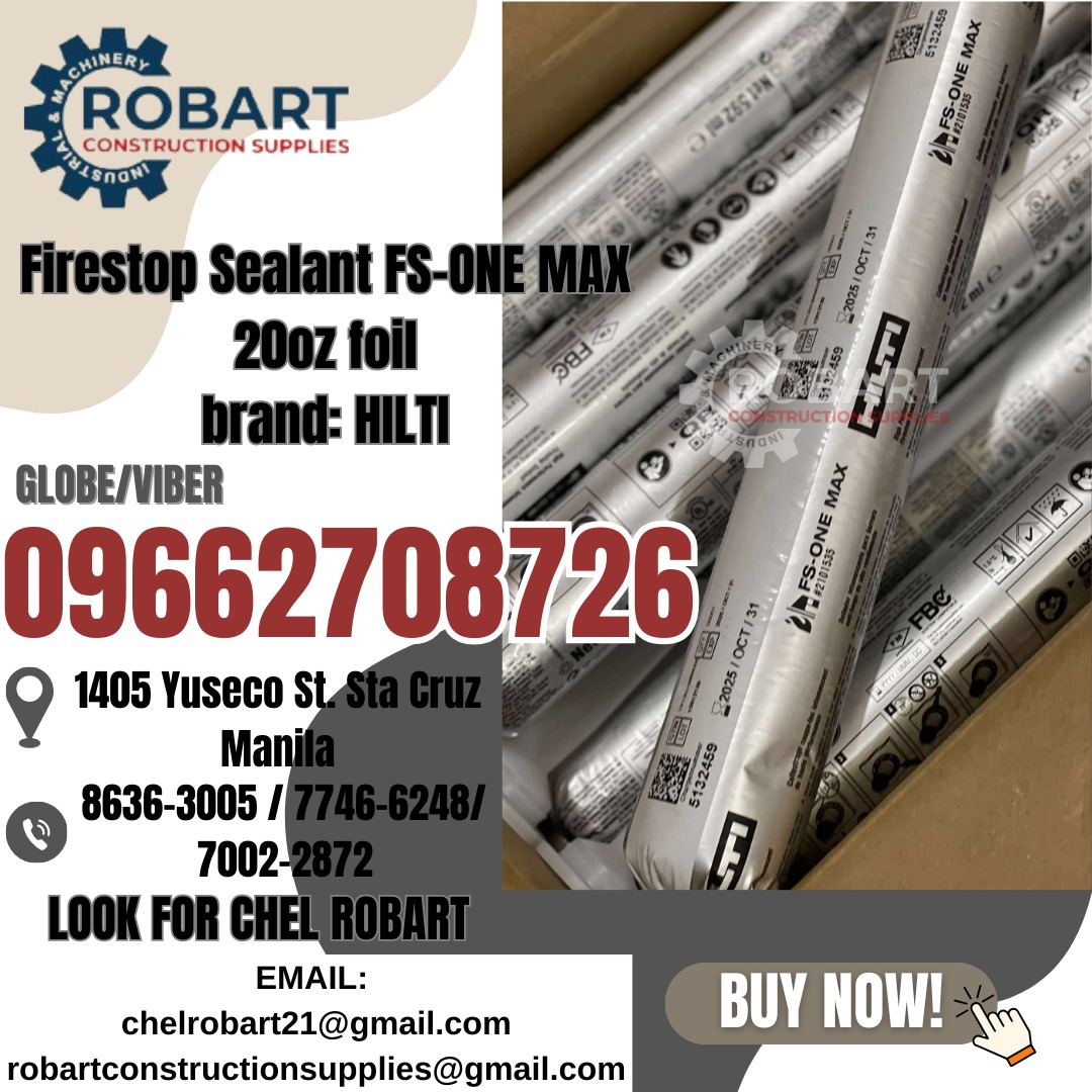 FIRESTOP SEALANT FS-ONE MAX, Commercial & Industrial, Construction ...