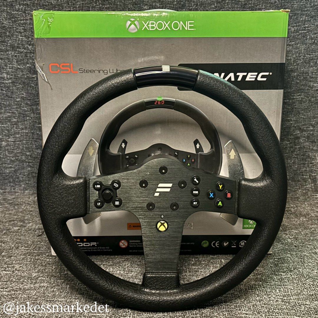 FREE DELIVERY Fanatec ClubSport Wheel Base V2.5 + CSL Steering Wheel ...