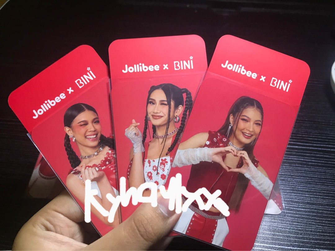 FS/Trade Jollibee x BINI Stacey Heart, Colet Heart, Sheena Heart | Read ...
