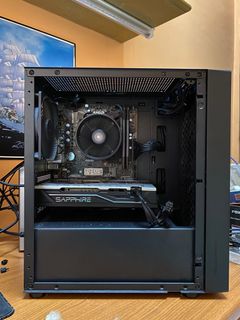 PC Gaming Ryzen 5 5500 RX 580 2048SP Full Set, Computers & Tech ...