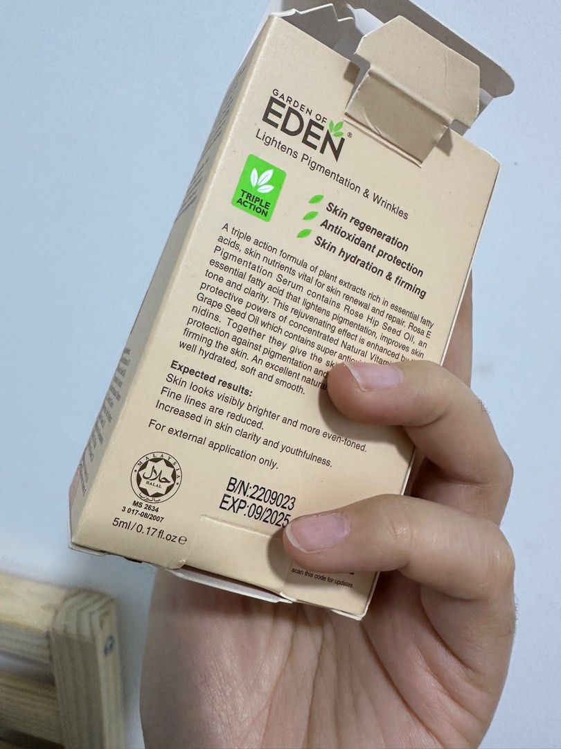 Garden eden, Beauty & Personal Care, Face, Face Care on Carousell