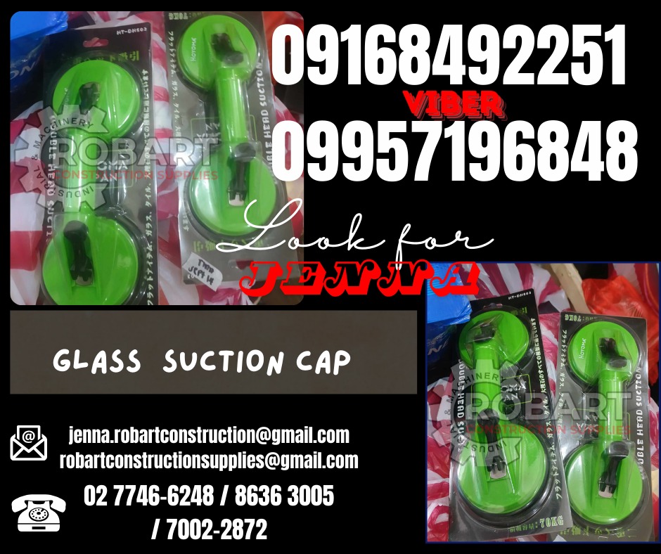 Glass suction cap 2 heads, Commercial & Industrial, Construction Tools ...