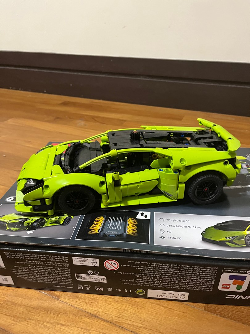 Green lego lamboghini, Hobbies & Toys, Toys & Games on Carousell