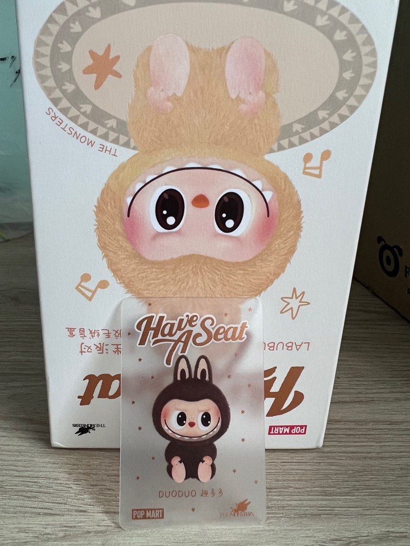 Popmart Labubu Have a seat duo duo secret v2, Hobbies & Toys, Toys ...