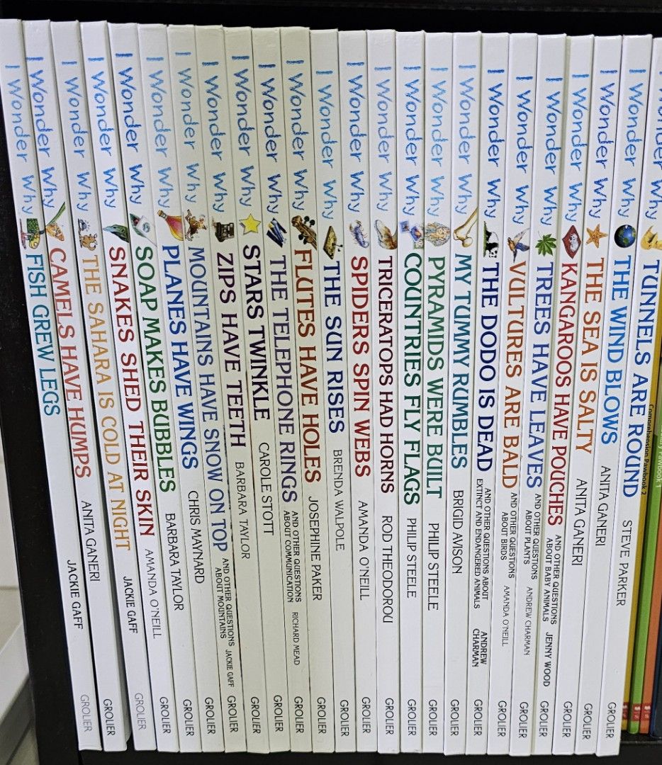 I Wonder Why Grolier Education series, Hobbies & Toys, Books ...