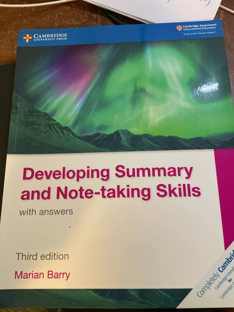 IGCSE Developing Summary and Note Taking Skills 3rd Edition, Hobbies ...