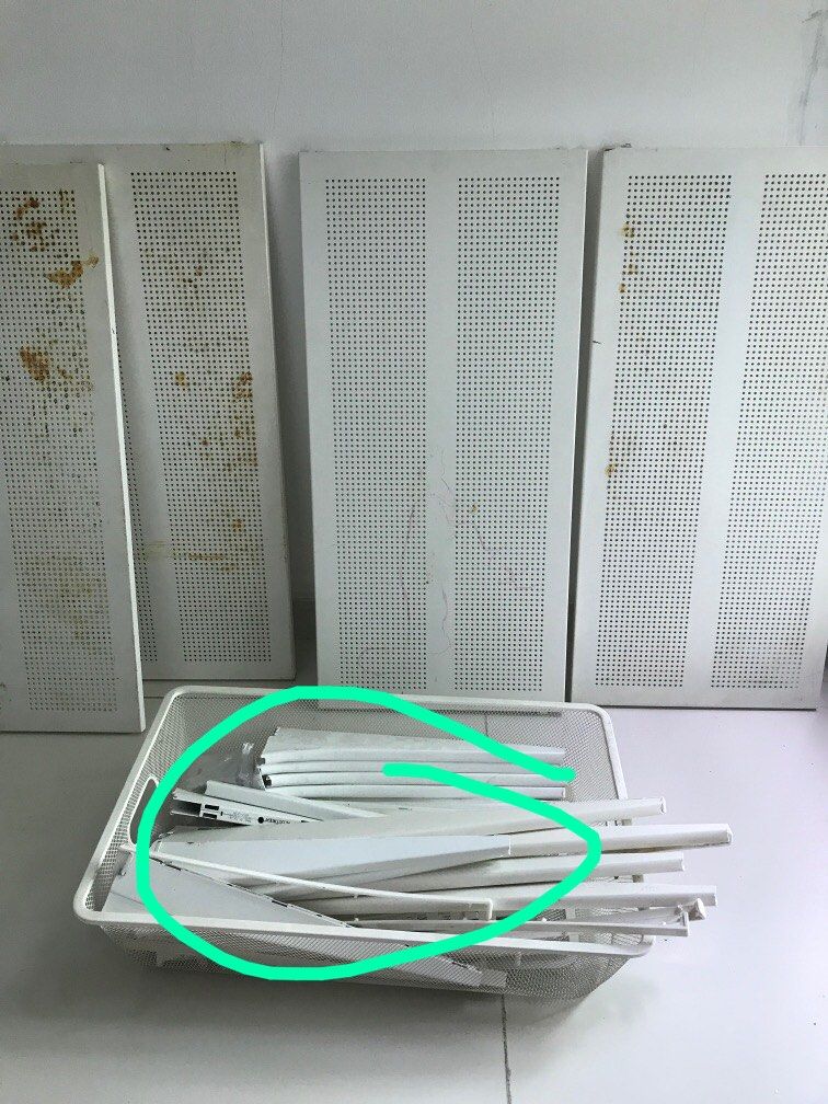 IKEA ALGOT Shelves + Brackets, Furniture & Home Living, Home ...