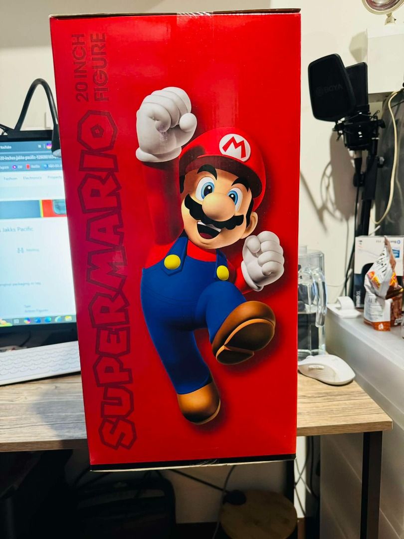 Jakks Pacific Nintendo Super Mario Figure - GIANT Size 20 Inch Toy ...