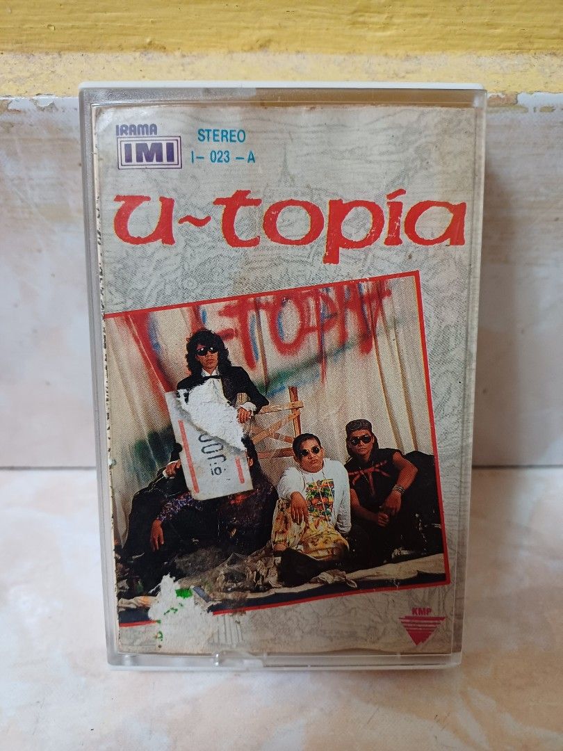 Kaset original rock melayu kumpulan U- topia (1990), Hobbies & Toys, Music & Media, CDs & DVDs ...