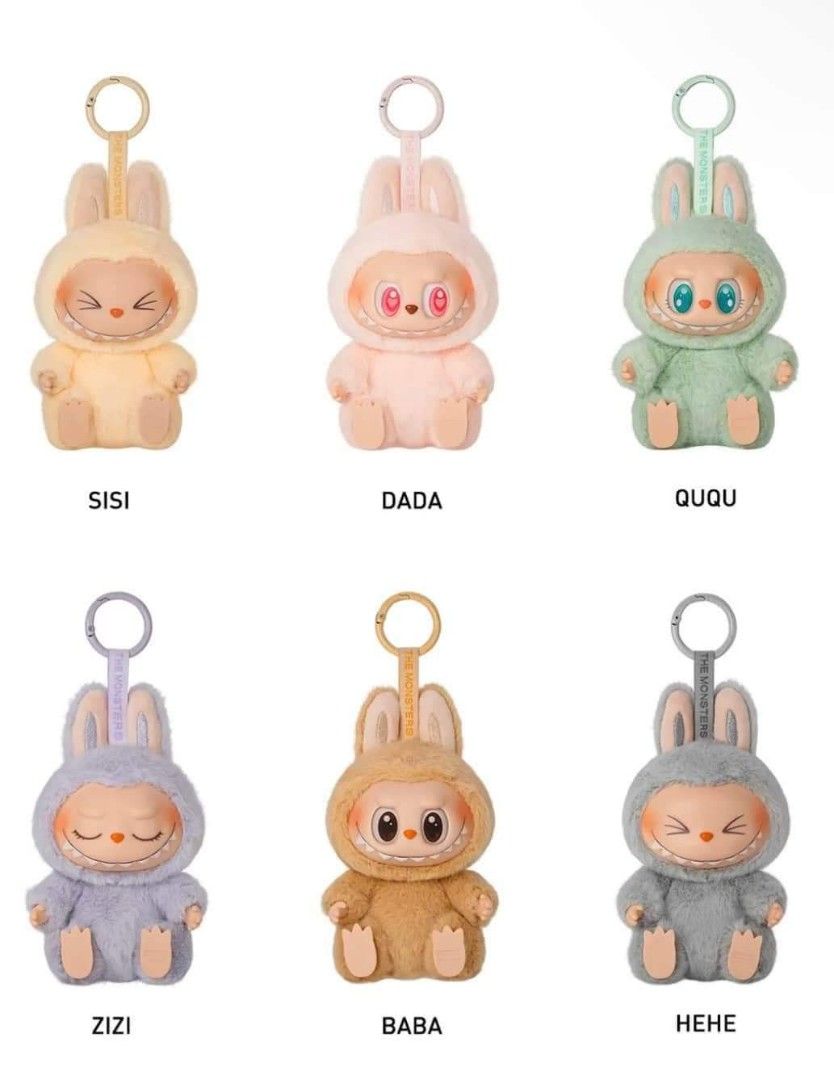 Labubu V2 Dada, Baba, Hehe, Hobbies & Toys, Toys & Games on Carousell