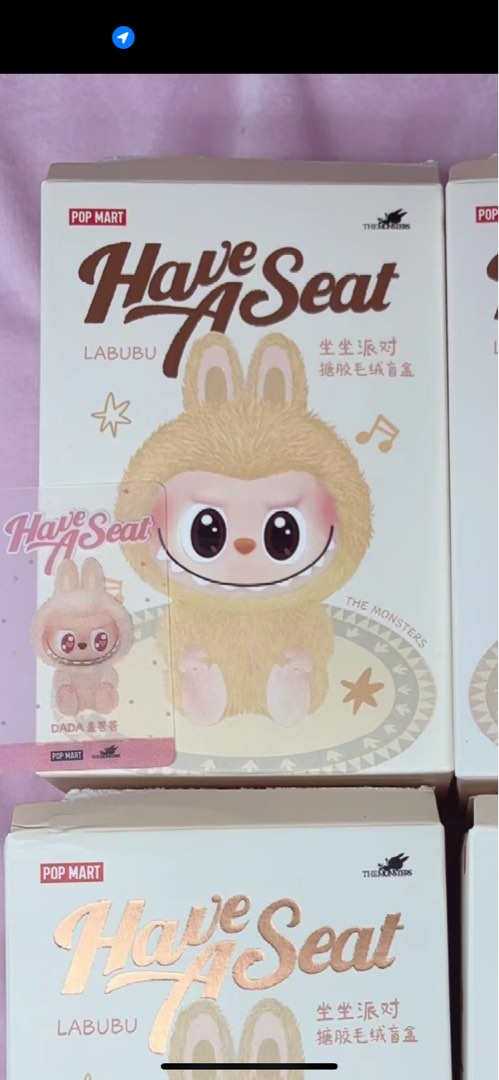 LABUBU V2 DADA pink, Hobbies & Toys, Toys & Games on Carousell