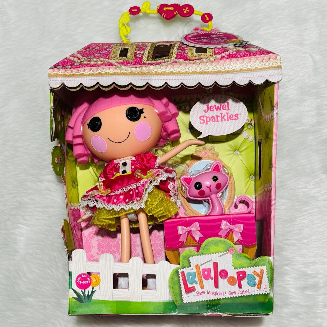 Lalaloopsy Doll Princess Jewel Sparkles with Pet Persian Cat Playset ...