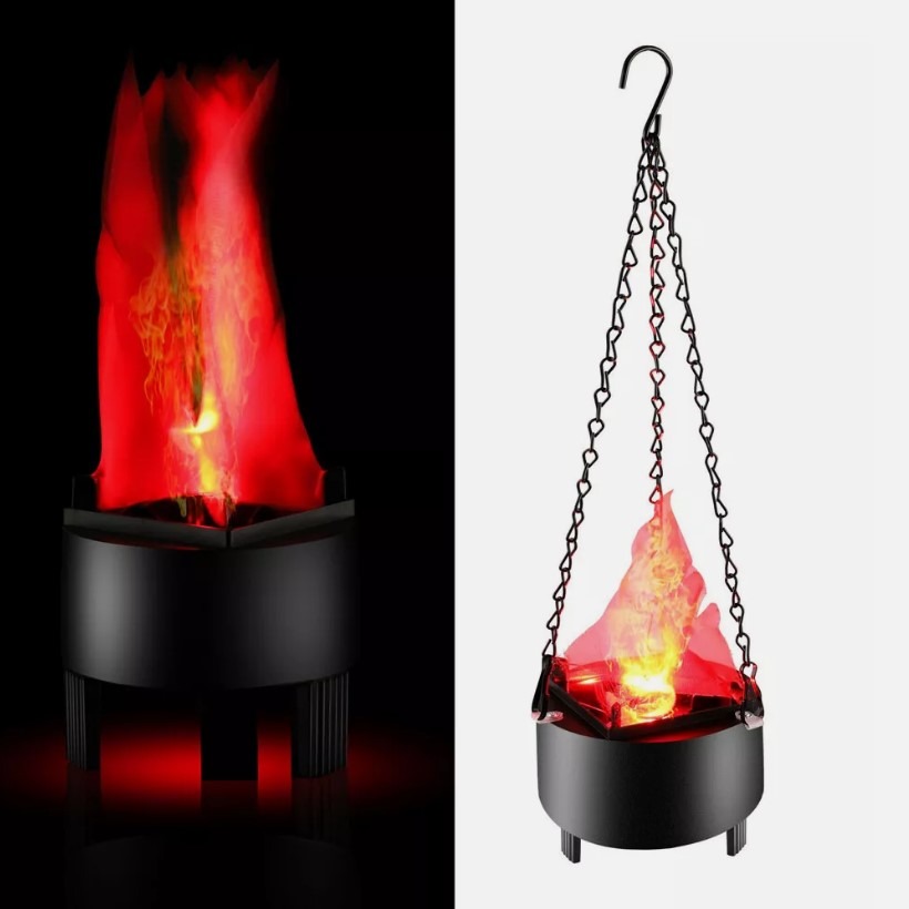 LED Fake Flame Lamp Electric Campfire Artificial Flickering Flame Lamp ...