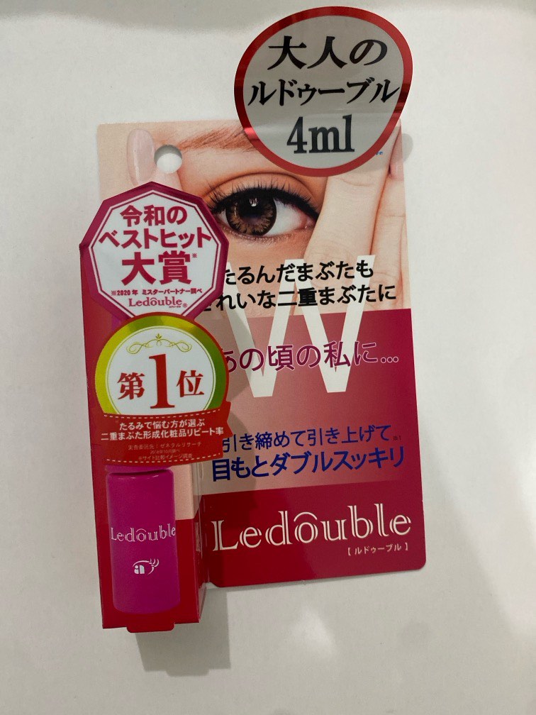 Ledouble Double Eyelid Formation Cosmetics 4mL Double Stitches Skin Film Type Water Proof Type ...