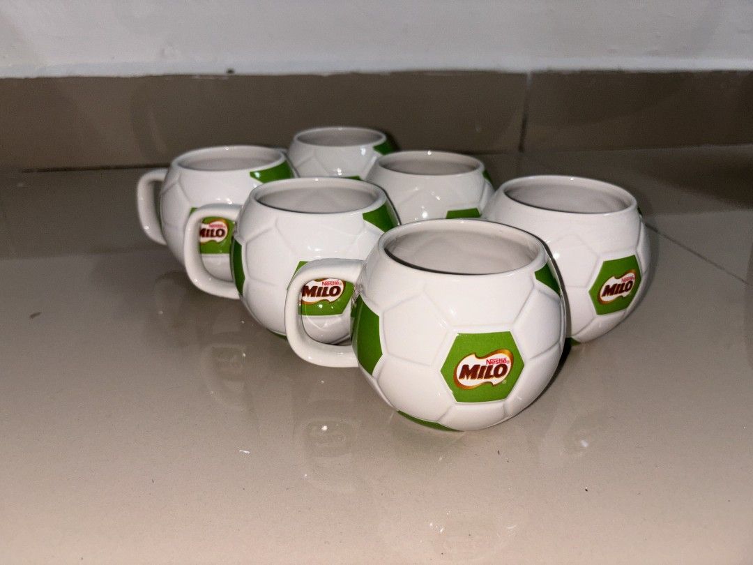 Limited Edition Football Milo Mugs, Furniture & Home Living ...