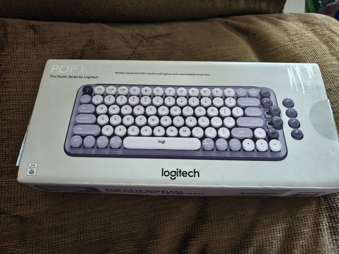 Logitech Pop Keyboard Purple, Computers & Tech, Parts & Accessories ...