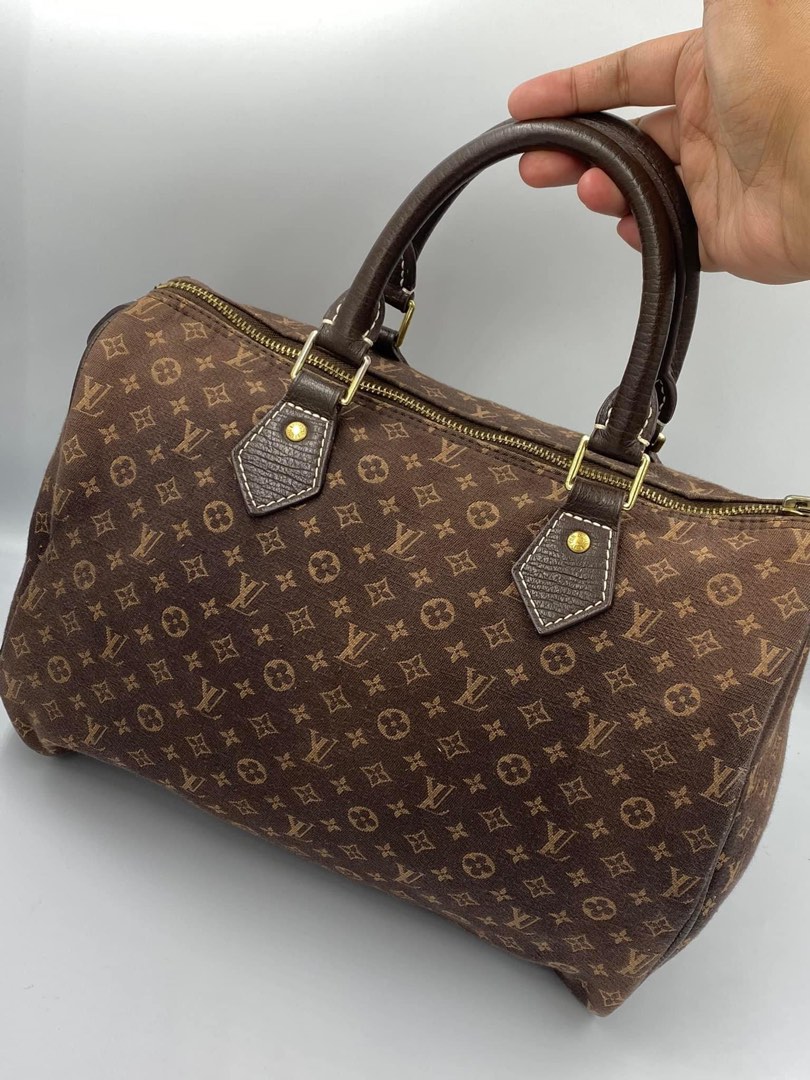 Louis Vuitton mini lin speedy bag, Luxury, Bags & Wallets on Carousell