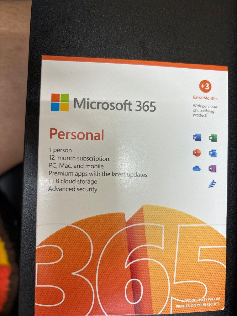 Microsoft 365 Personal KeyCode 12Months, Tickets & Vouchers, Vouchers ...