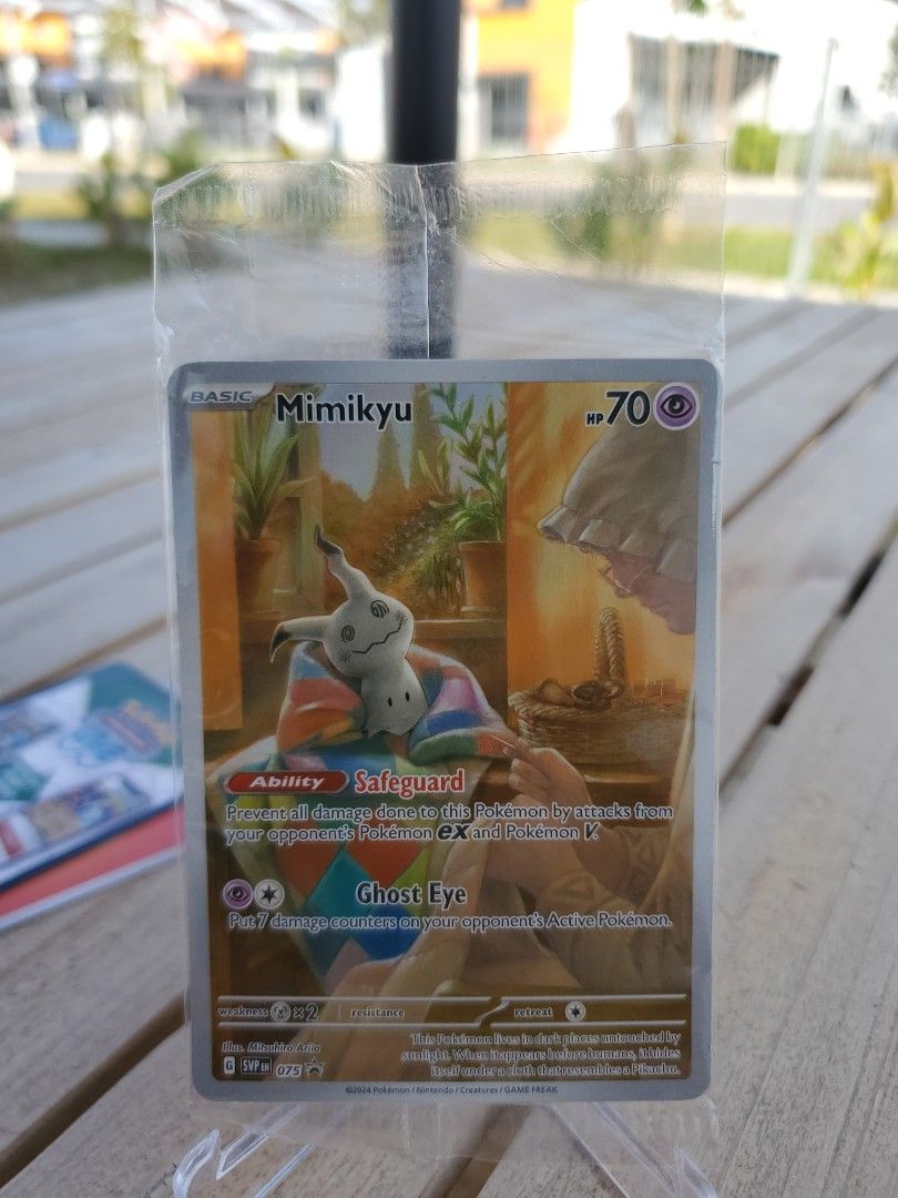 Mimikyu promo card, Hobbies & Toys, Collectibles & Memorabilia, Vintage ...