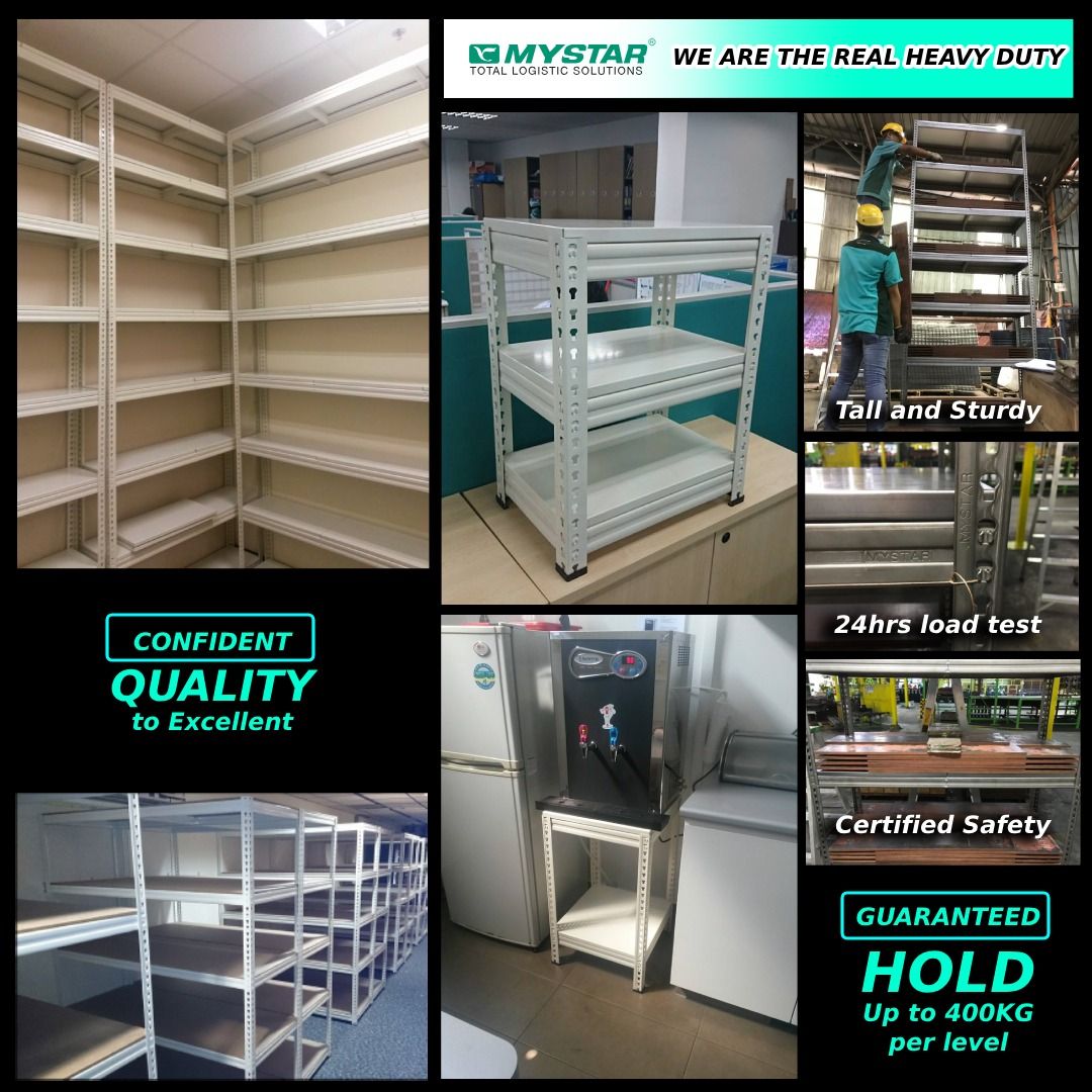 Mystar Heavy Duty Boltless Racking for HDB BTO Home, Landed House, Private Property, Office ...