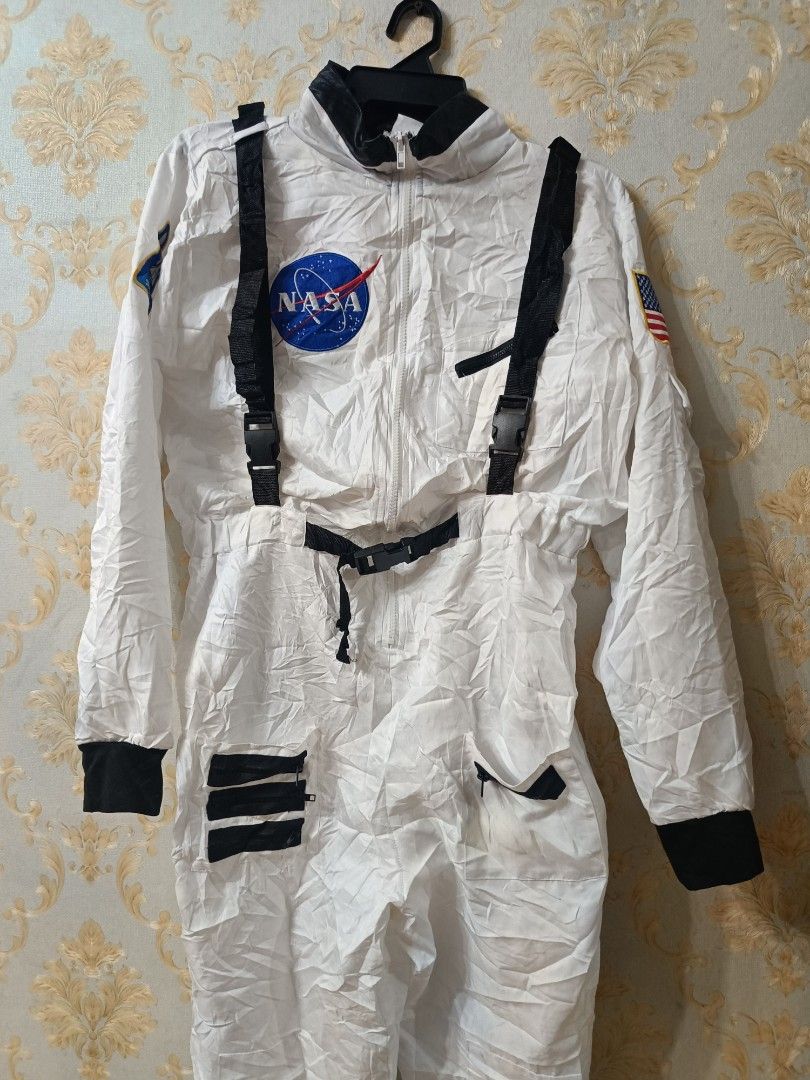 NASA White Astronaut Costume Jumpsuit, Men's Fashion, Coats, Jackets ...