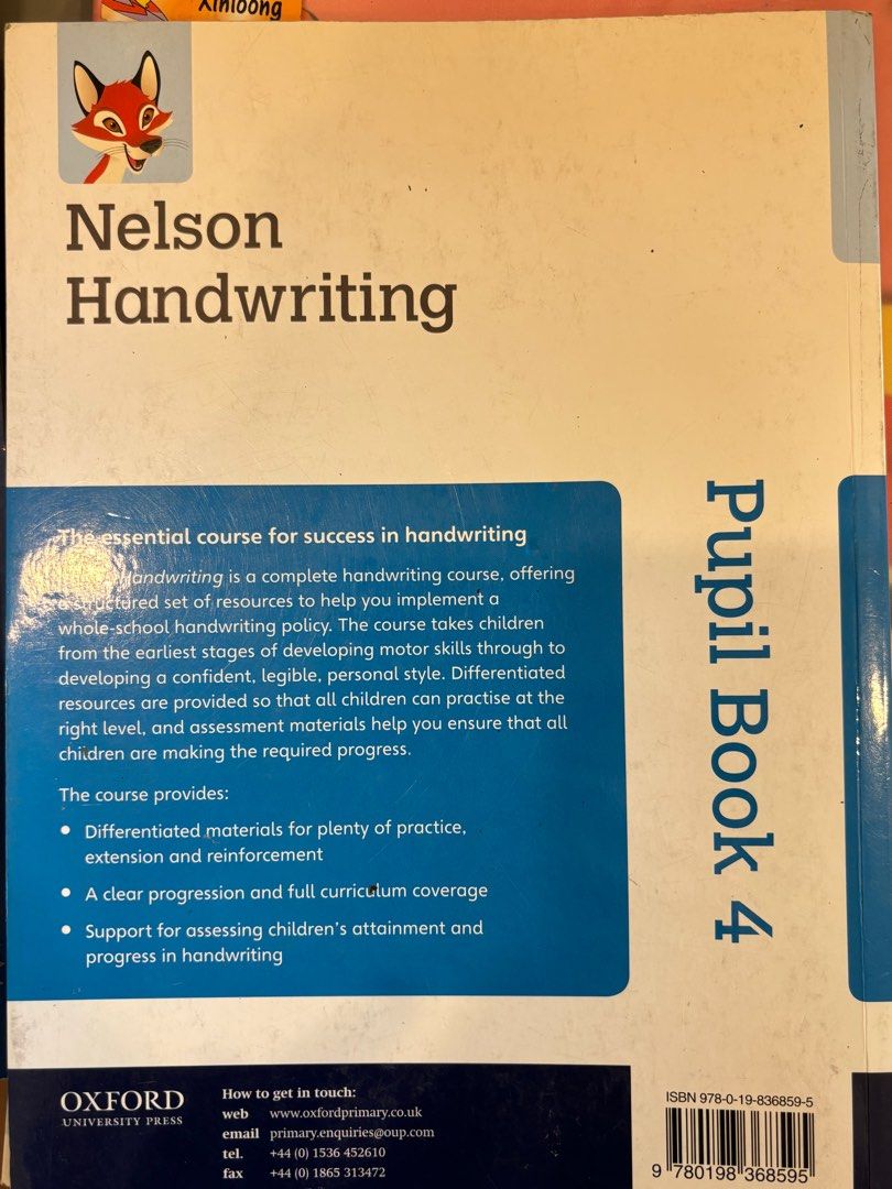 Nelson Handwriting Pupil Book 4, Hobbies & Toys, Books & Magazines ...