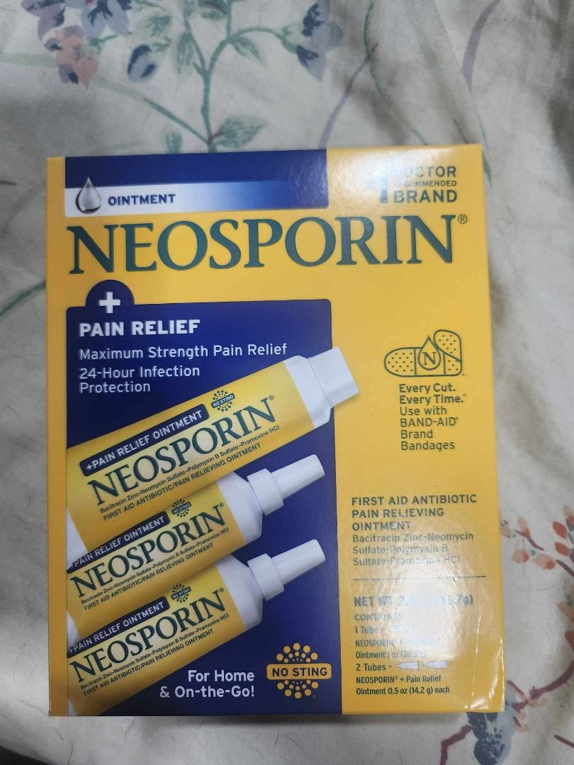 Neosporin Original First Aid / +Pain Relief Dual Action Topical ...