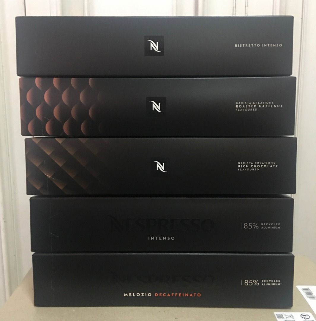 Nespresso Vertuo Next + Aeroccino3 Milk Frother + 5 Boxes of Vertuo ...