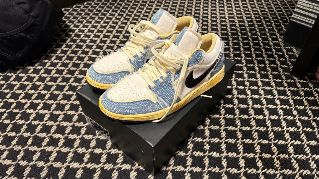 Nike Air Jordan 1 Low SE Sashiko Size 43 9.5 Sneakers ORIGINAL BNIB ...