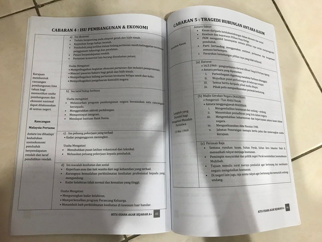 NOTA SEJARAH TINGKATAN 5, Hobbies & Toys, Books & Magazines, Textbooks ...