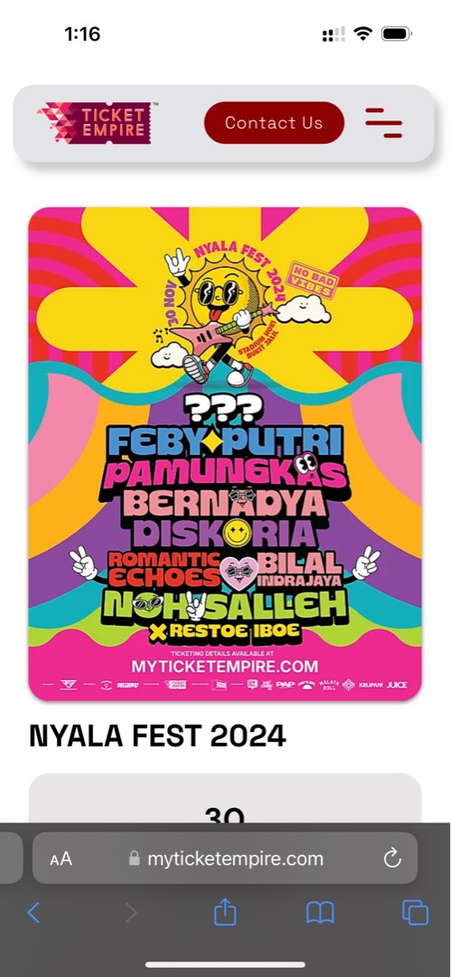 NYALA FEST 2024 EARLY BIRD 2 TICKETS CAT 1, Tickets & Vouchers, Event ...