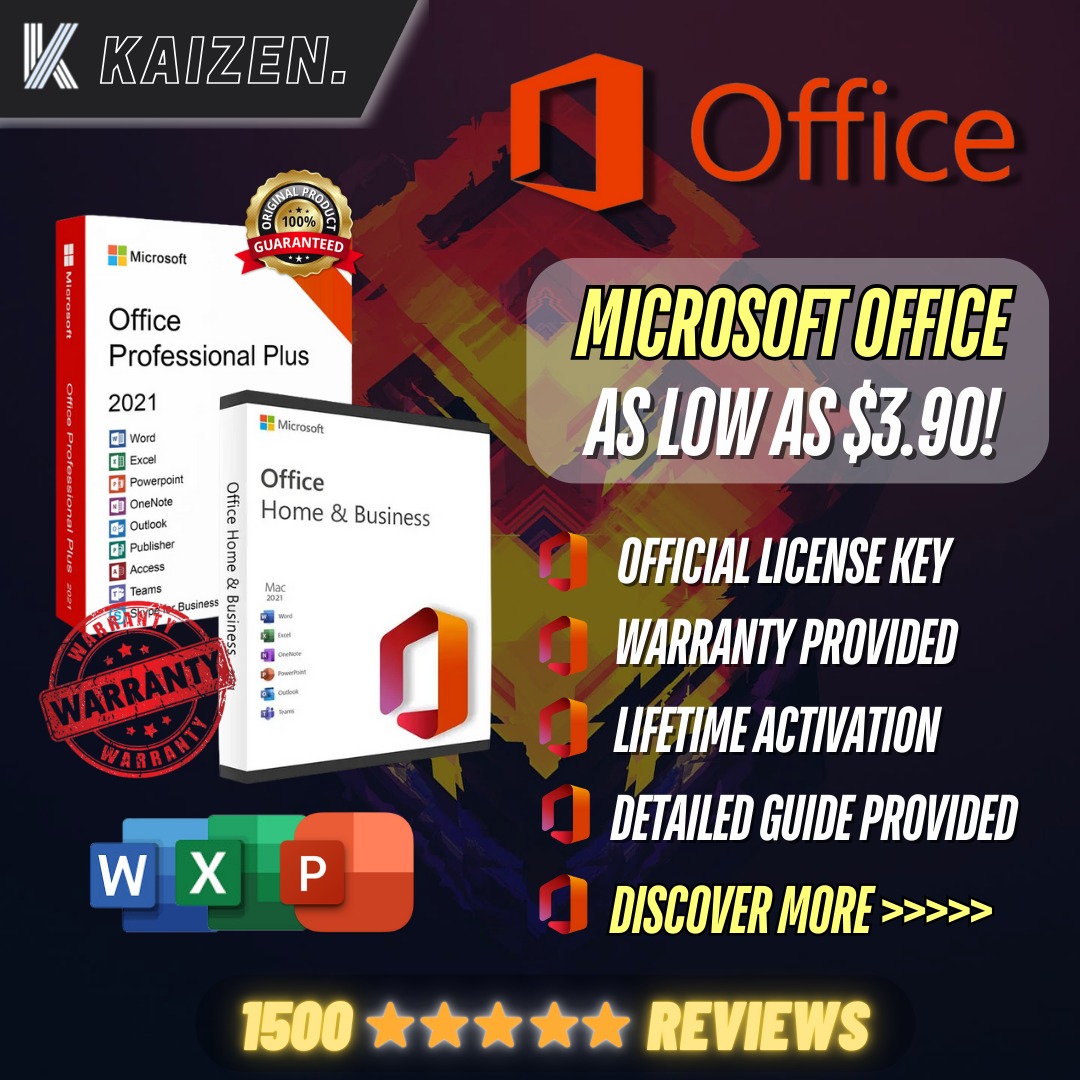 OFFICIAL Microsoft Office Professional Plus License Activation Key ...