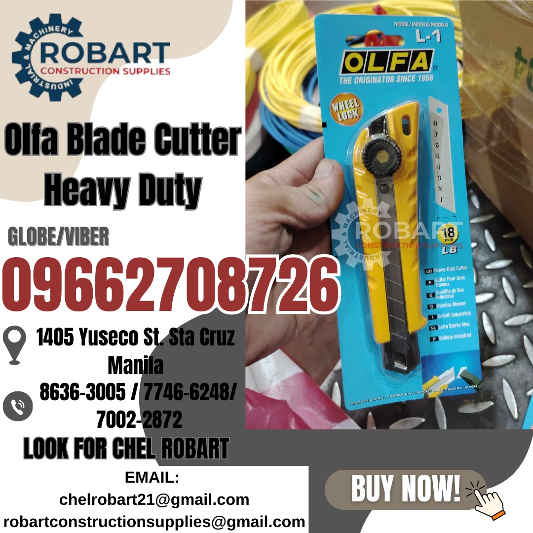 OLFA BLADE CUTTER HEAVY DUTY, Commercial & Industrial, Construction & Building Materials on ...