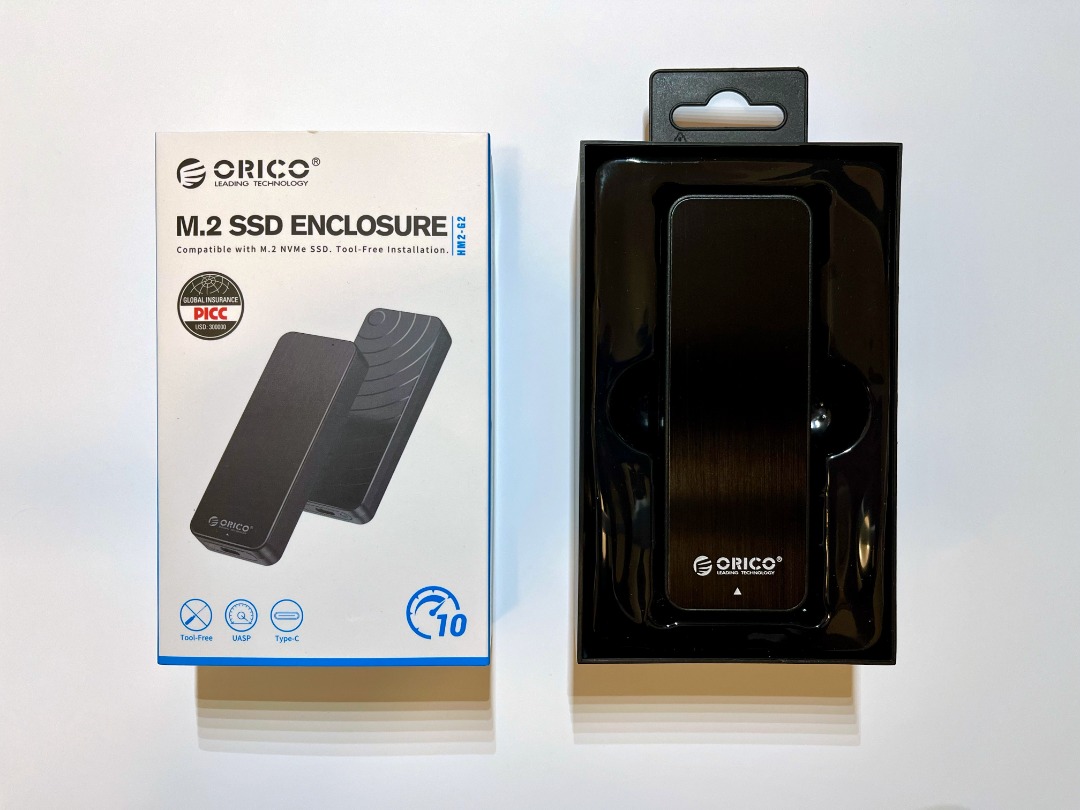 Orico M.2 SSD Enclosure - Compatible with M.2 NVMe SSDs, 電腦＆科技, 電腦周邊及配件 ...