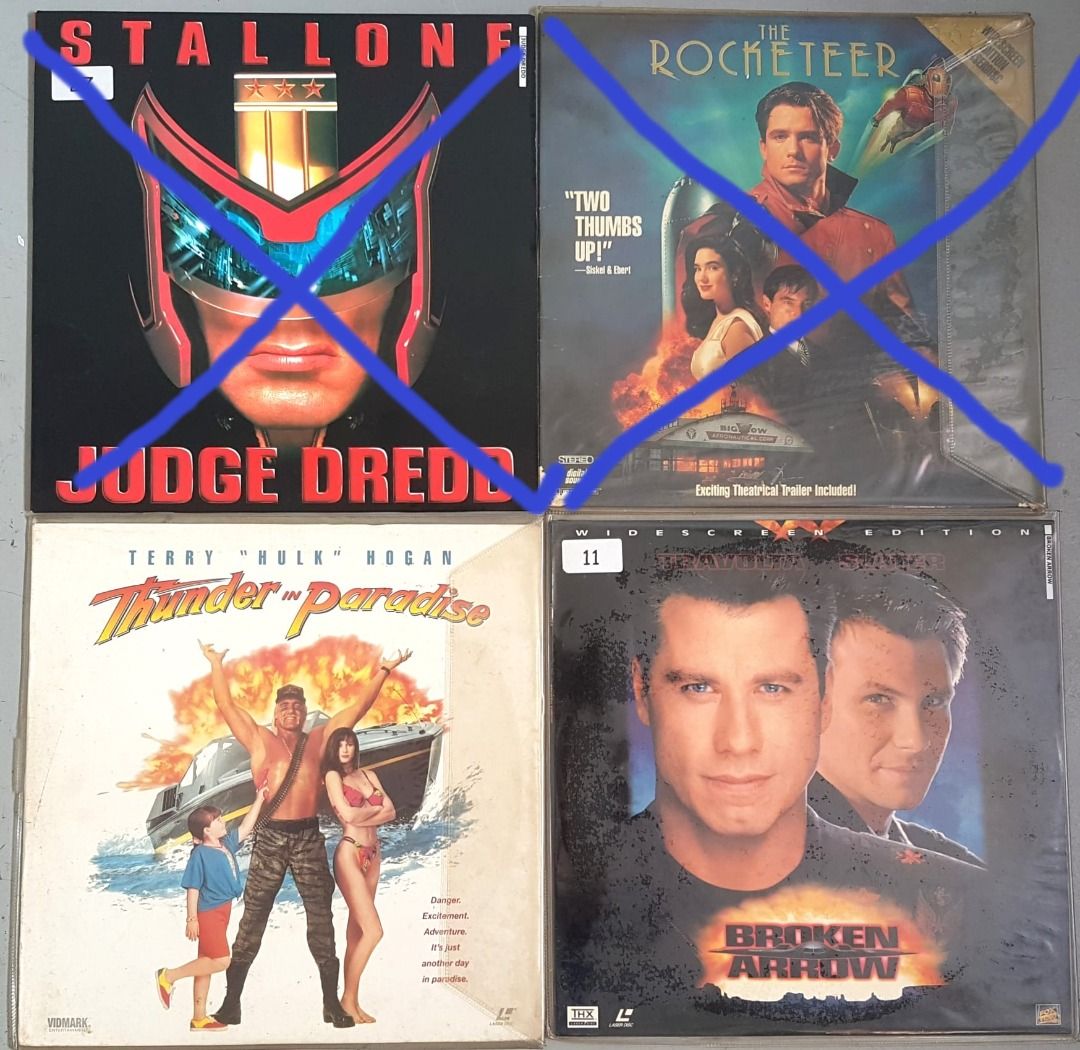 Original Laser Disc, LD of Hollywood Movies, Karaoke, Judge Dredd (SOLD ...