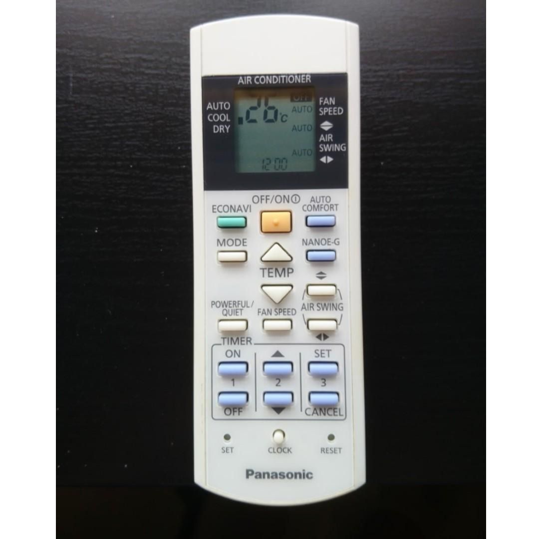 Panasonic AC Remote Control, TV & Home Appliances, Air Conditioners ...