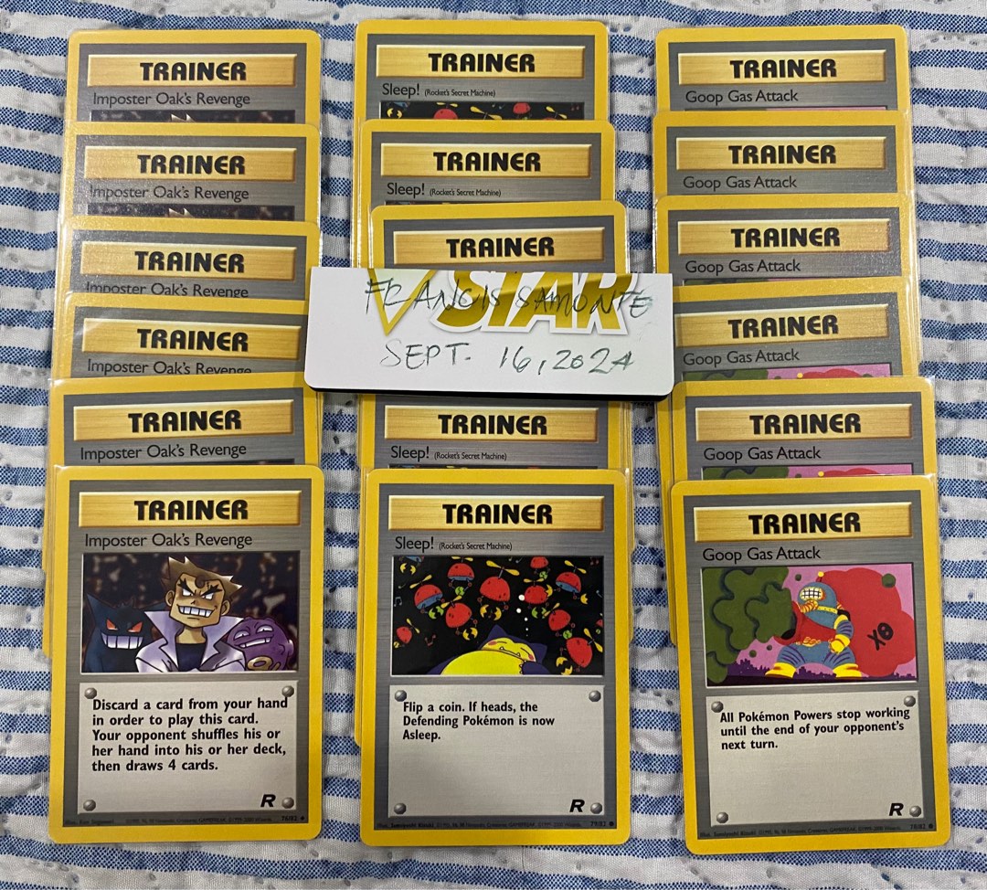 Pokemon Trading Card Game: Vintage Trainer Cards, Hobbies & Toys ...