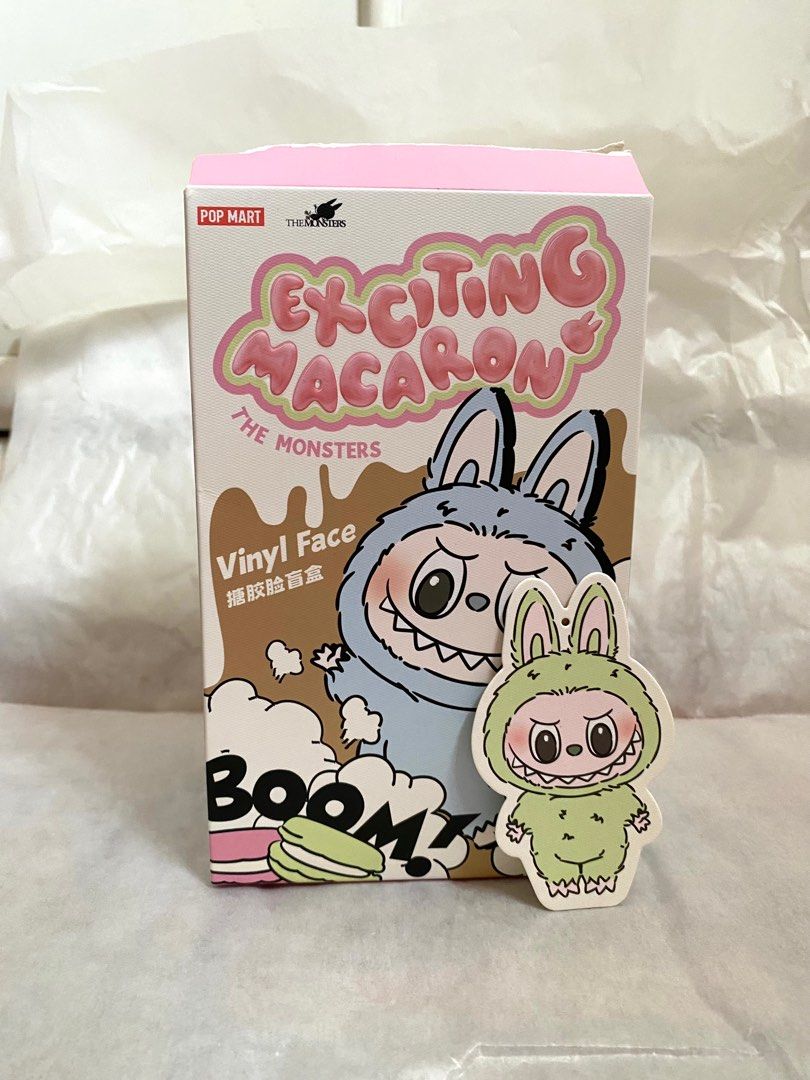 Pop Mart Labubu The Monsters Tasty Macarons Vinyl Face Blind Box ...