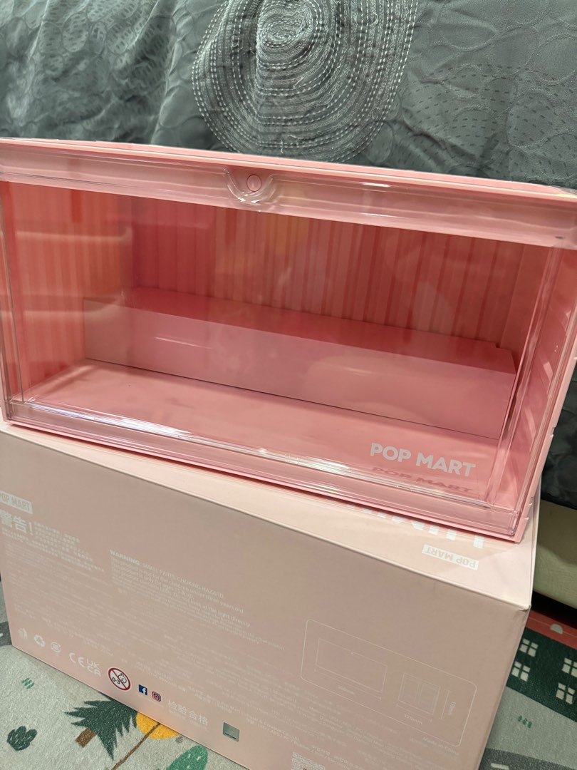 Pop Mart Pink Luminous Display Case, Hobbies & Toys, Toys & Games on ...