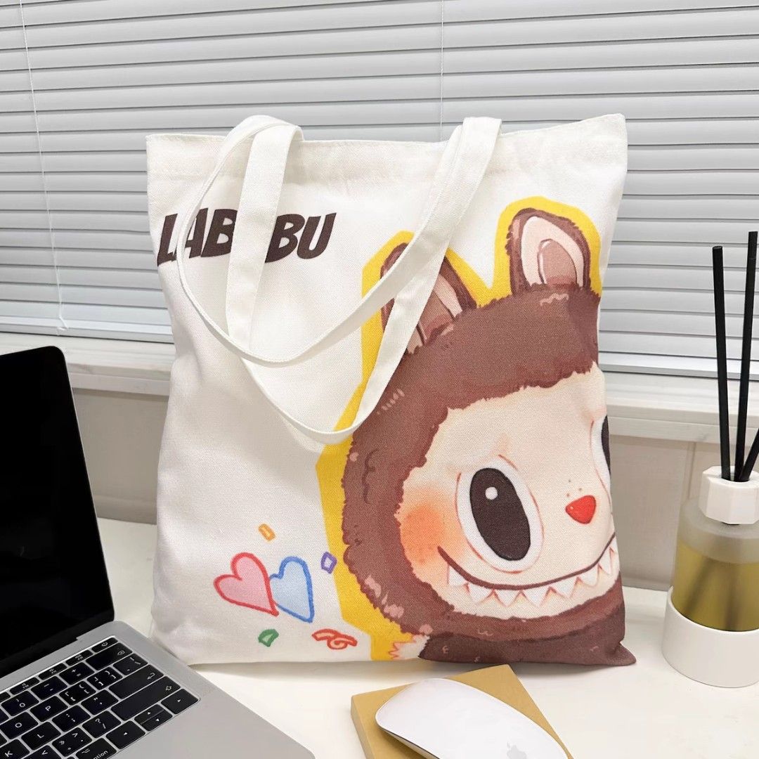 Preorder: Labubu Tote Bag, Women's Fashion, Bags & Wallets, Tote Bags ...