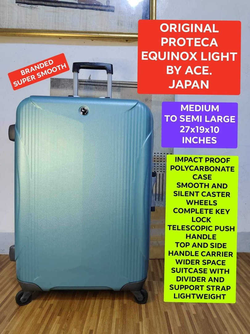 PROTECA ACE. JAPAN MADE LUGGAGE NEDIUM TO LARGE SIZE, Hobbies & Toys, Travel, Luggage on Carousell